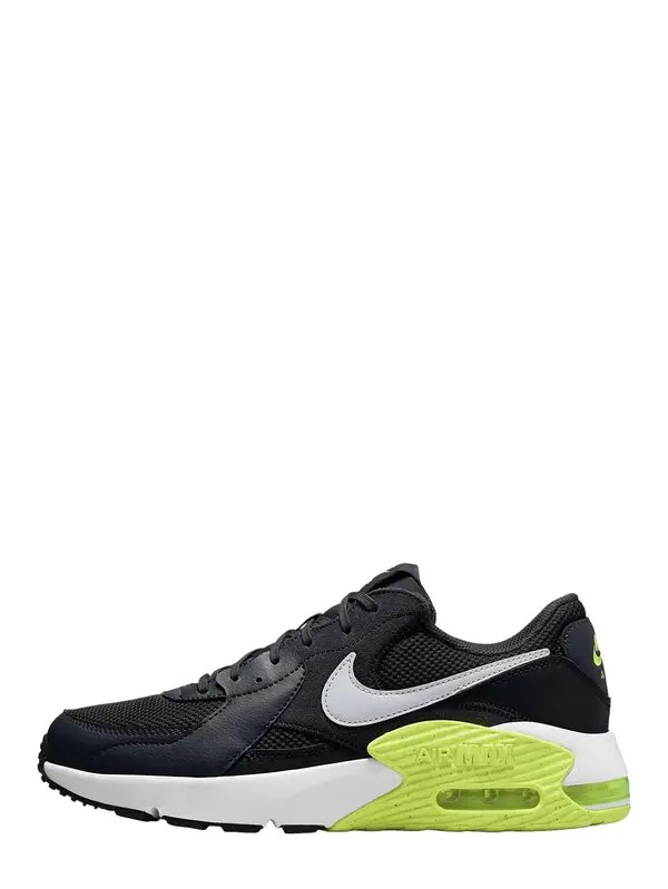 Nike Max Excee "dark Smoke Grey Volt - Black/white/green