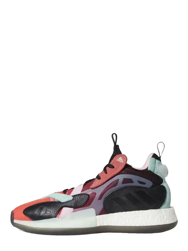 Adidas Basketball Zoneboost High Top Sneakers - Red/green