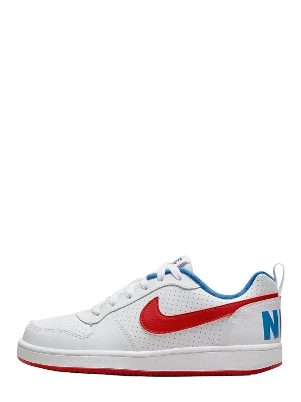 Nike Court Borough Low Top Sneakers - White/blue/red