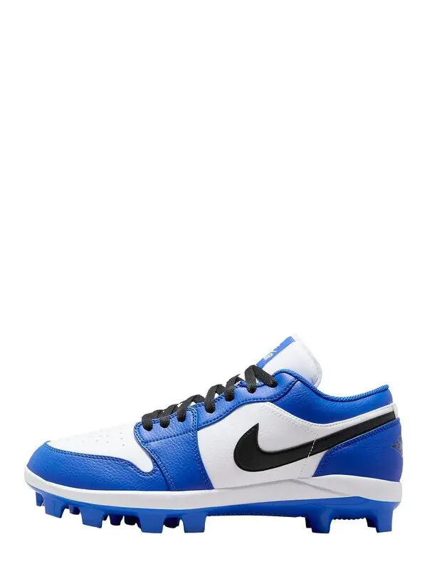 JORDAN 1 Low Baseball Cleats - Blue/white