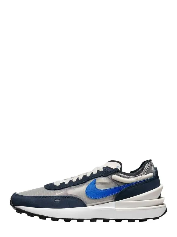 Nike Waffle One Se "hyper Royal" Sneakers - Gray/blue/white