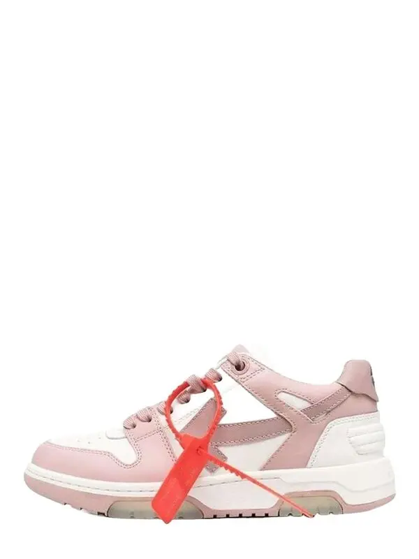 Off-White Out Of Office Low Top Sneakers - Whitepink