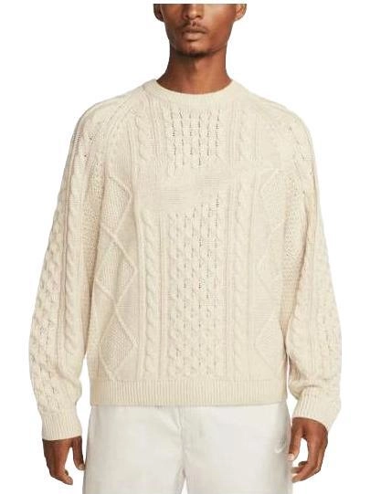 Nike Life Cable Knit Sweater - Rattan