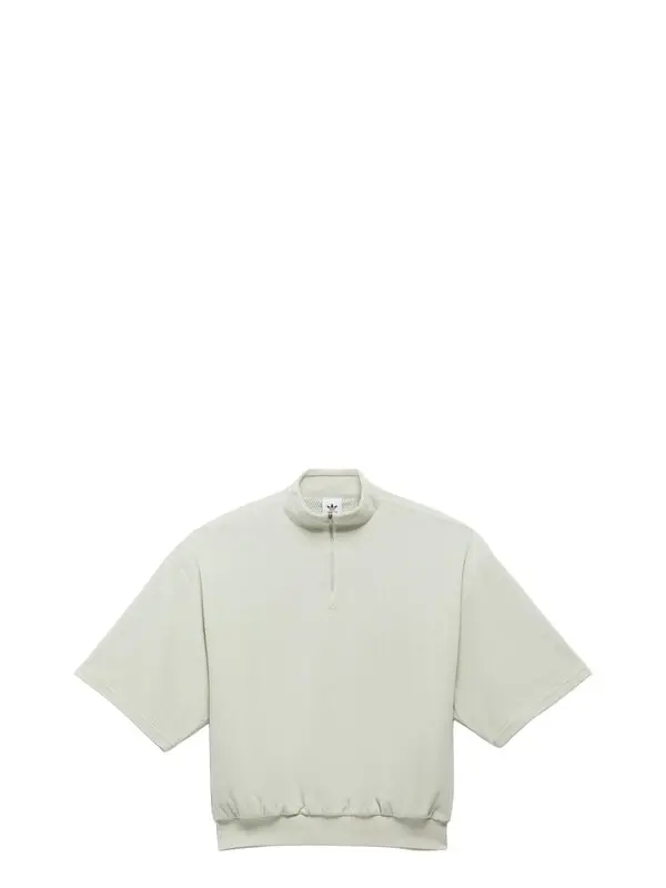 Adidas Basketball Velour 1/2 Zip Sweatshirt - Default Colorway