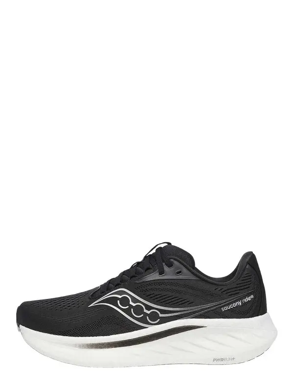 Saucony Ride 18 Athletic Sneakers - Black/white