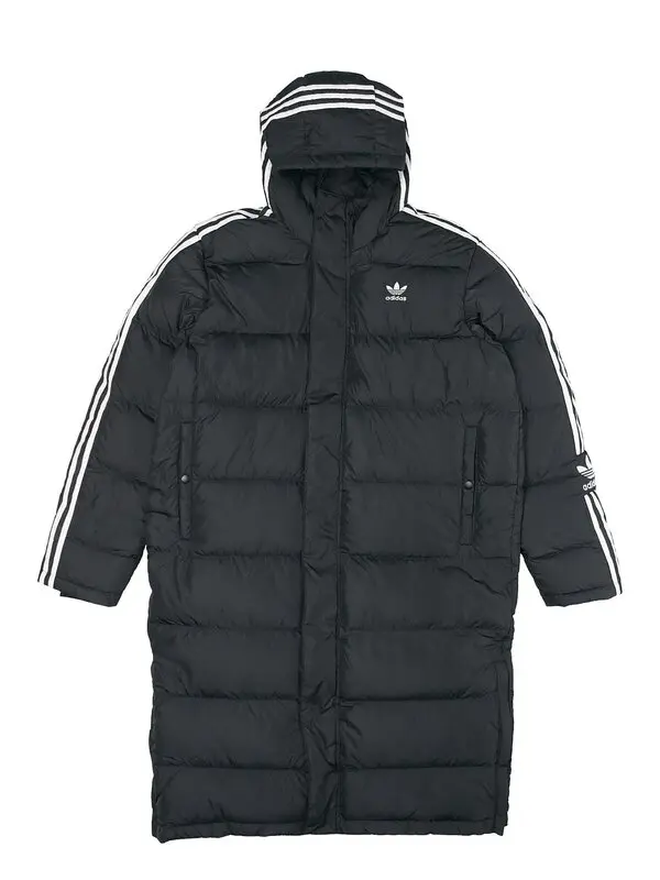 Adidas Originals Long Down Padded Jacket - Black