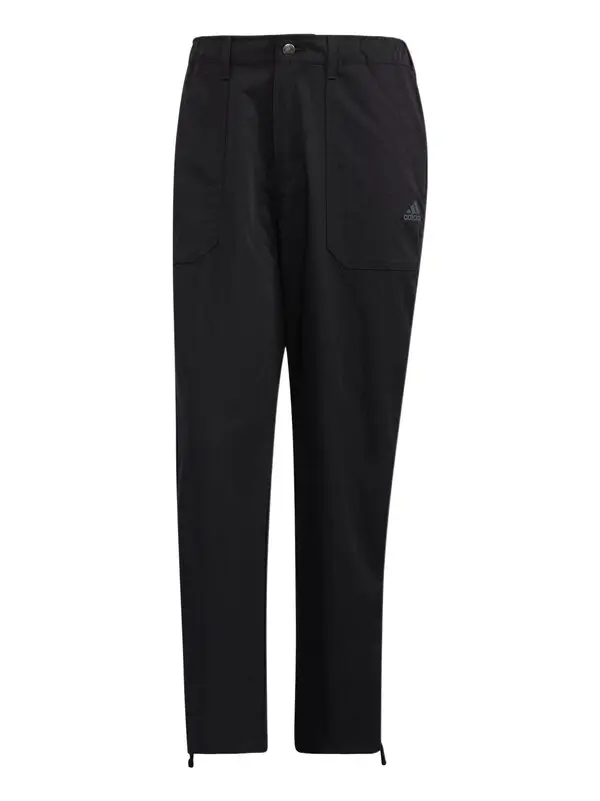 Adidas Solid Color Straight Sports Pants Black - Default Colorway
