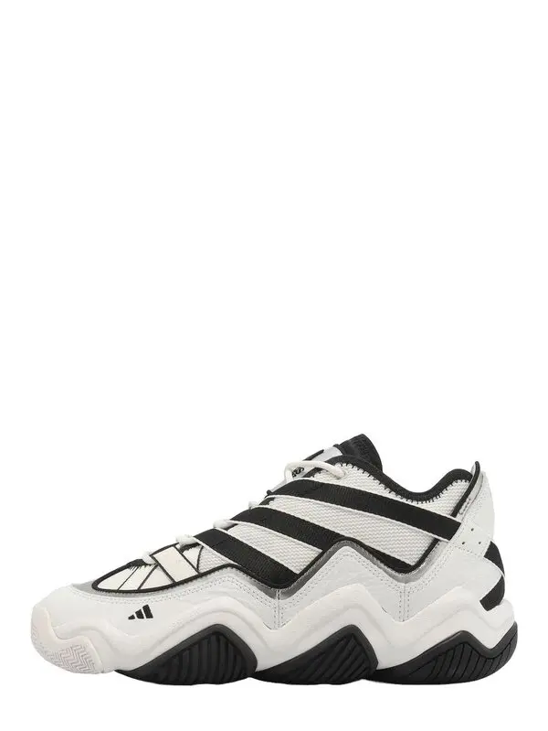 Adidas Top Ten 2010 High Top Sneakers - White/black/silver
