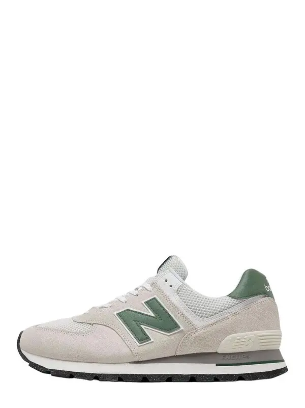 NEW BALANCE 574 Rugged Sneakers - White/green