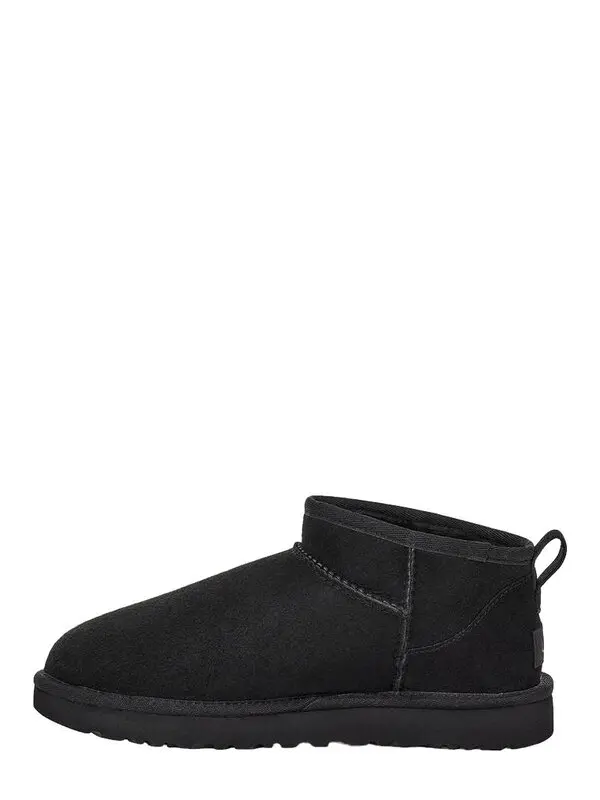 UGG Classic Ultra Mini Ankle Boots - Black