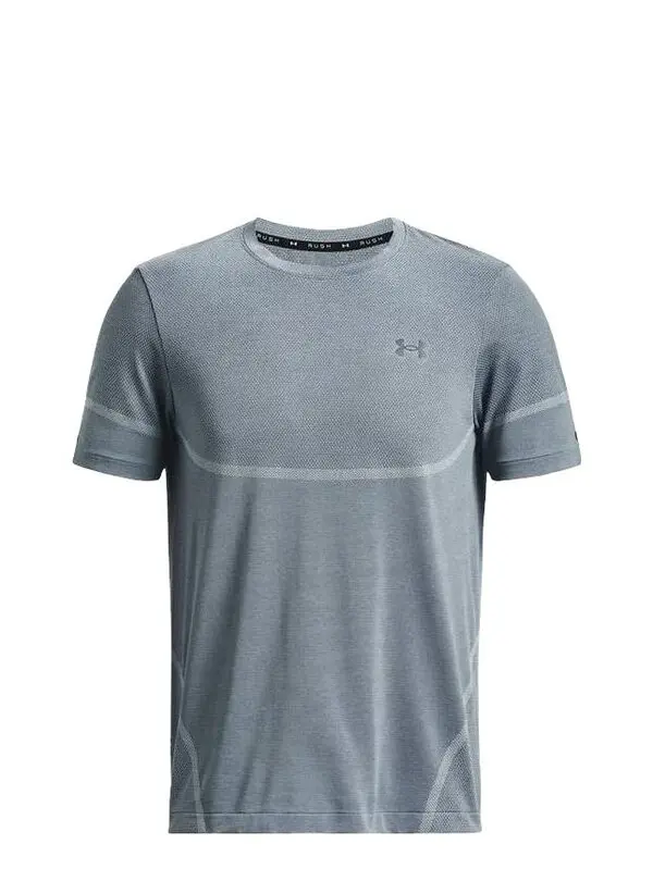 Under Armour Rush Seamless Short Sleeve Shirt - Grey/blue