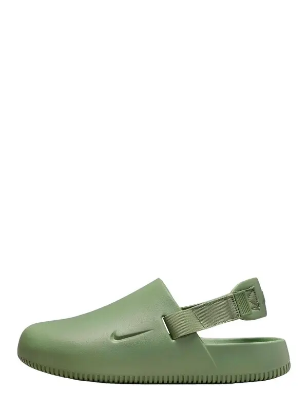 Nike Calm Mule Slides - Olive Green