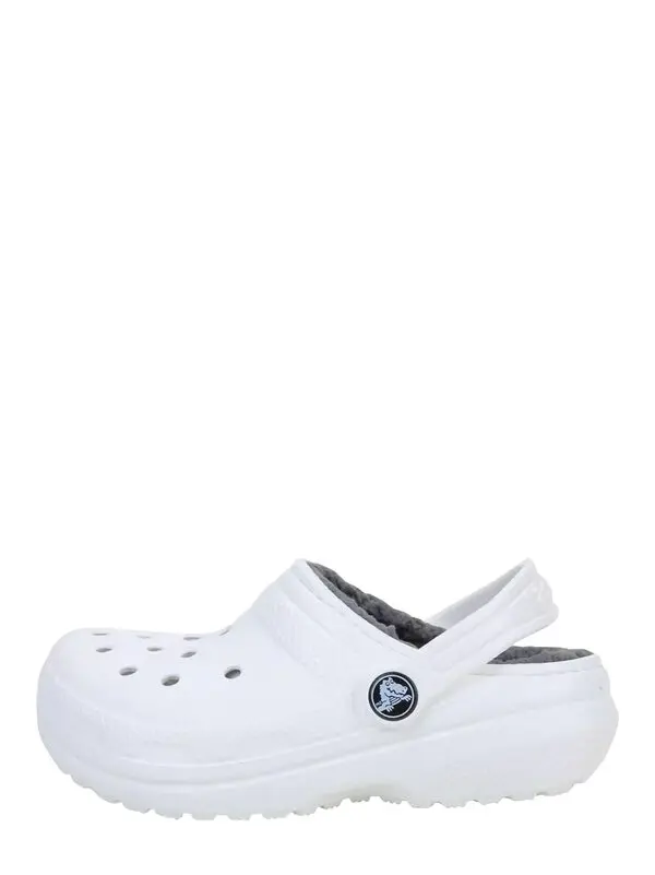 CROCS Classic Lined Clog - White/grey
