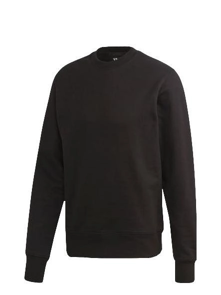 Adidas Y-3 Ss21 Logo Printing Crewneck - Black