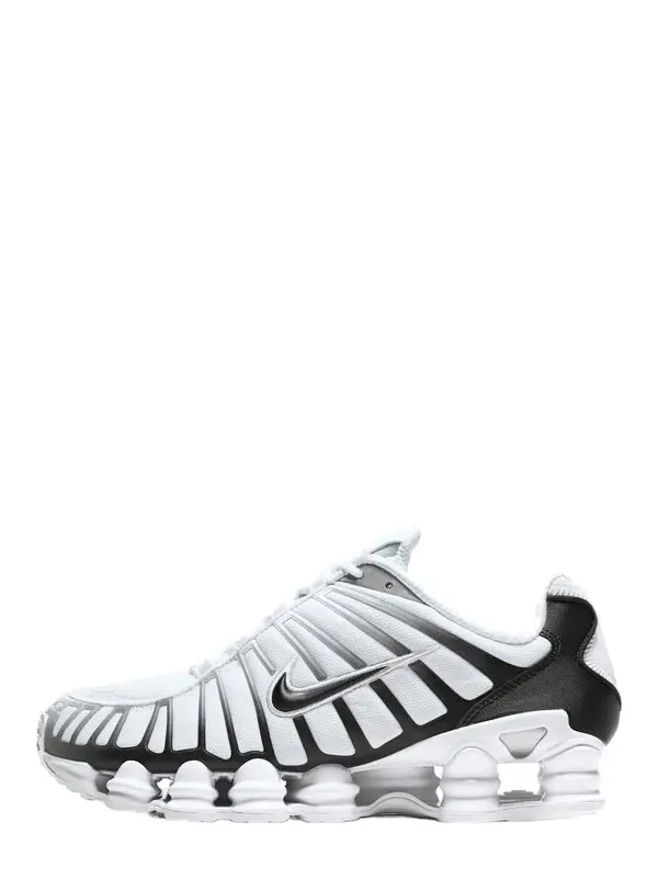 Nike Shox Tl "platinum" Sneakers - Black And White