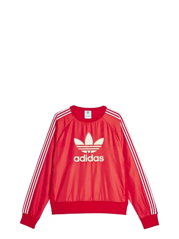 Adidas X Wales Bonner Nylon Crew Sweatshirt - Better Scarlet