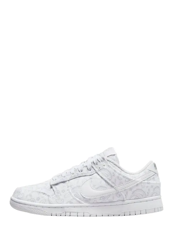 Nike Dunk Low " Paisley" Low Top Sneakers - White