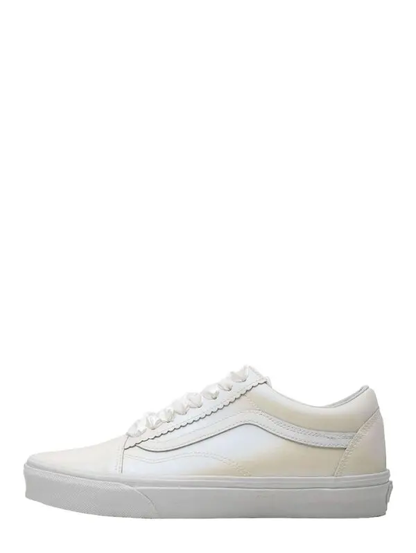 VANS Old Skool Sneakers With Ribbon Detailing - White/silver