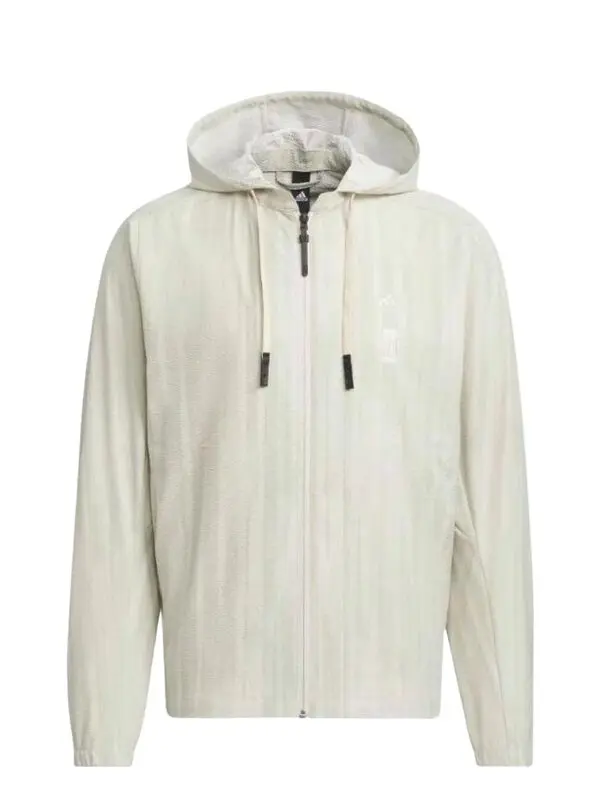 Adidas Seersucker Woven Jacket - White