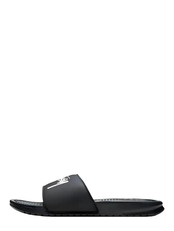 Nike X Stussy Benassi Slide Sandals - Black