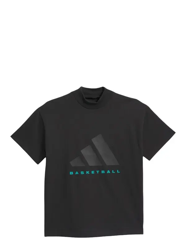 Adidas Basketball Graphic T-shirt Asia Sizing - Black