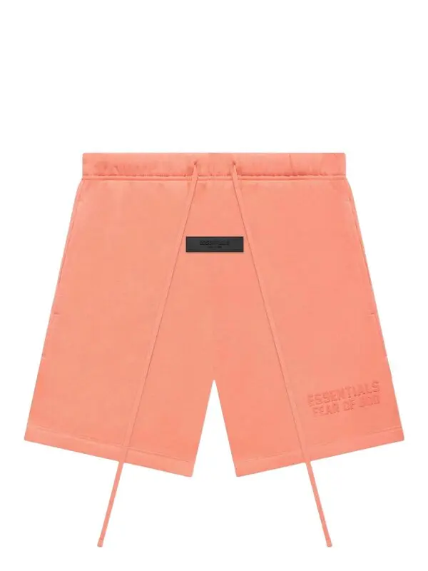 Fear Of God Heavyweight Fleece Wide-leg Shorts - Coral