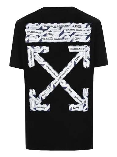 Off-White Ss20 Back Arrows Sketch Short Sleeve Logo Normal Fit - Black