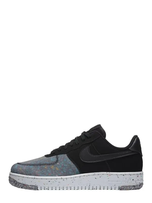 Nike Force 1 Crater Low Top Sneakers - Black