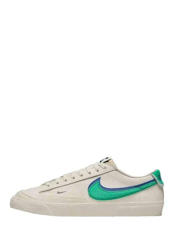Nike Blazer Low '77 Se "double Swoosh Phantom Green Royal - Cream/green