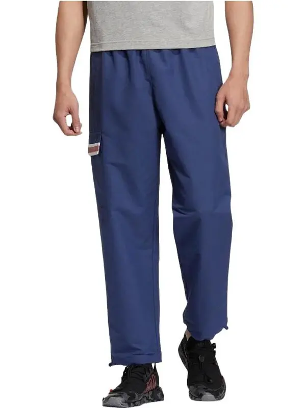 Adidas Originals Printing Pattern Pocket Straight Sports Pants/trousers/joggers Blue - Default Colorway