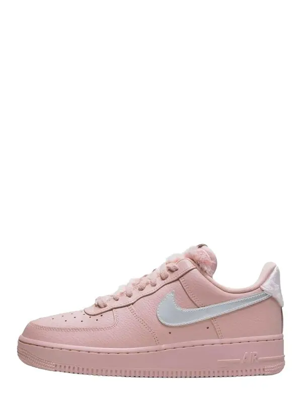 Nike Force 1 '07 Faux Sherpa Fur Sneakers - Pink/blue