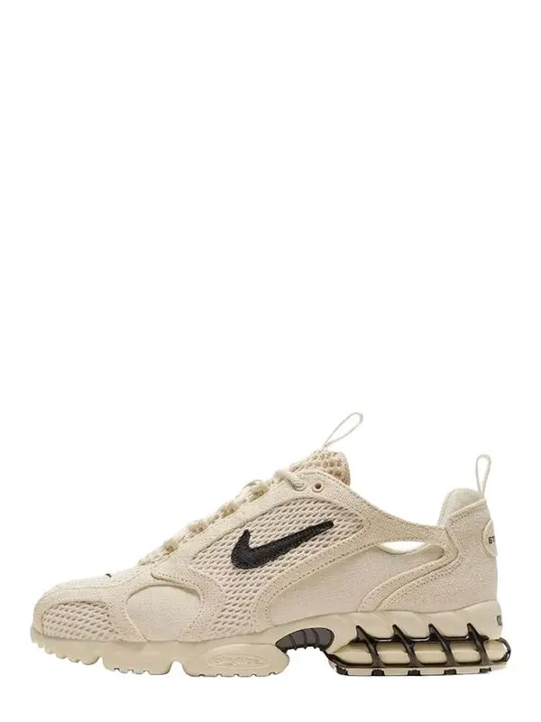 Nike Stussy X Zoom Spiridon Caged 2 "fossil - Fossil/black