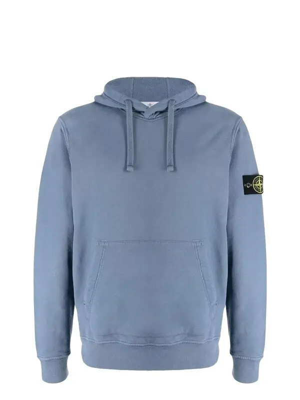 Stone Island Hooded Sweatshirt - Dark Blue