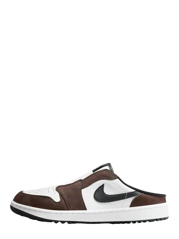 JORDAN 1 Mule Golf Sneakers - Baroque Brown/white/sail