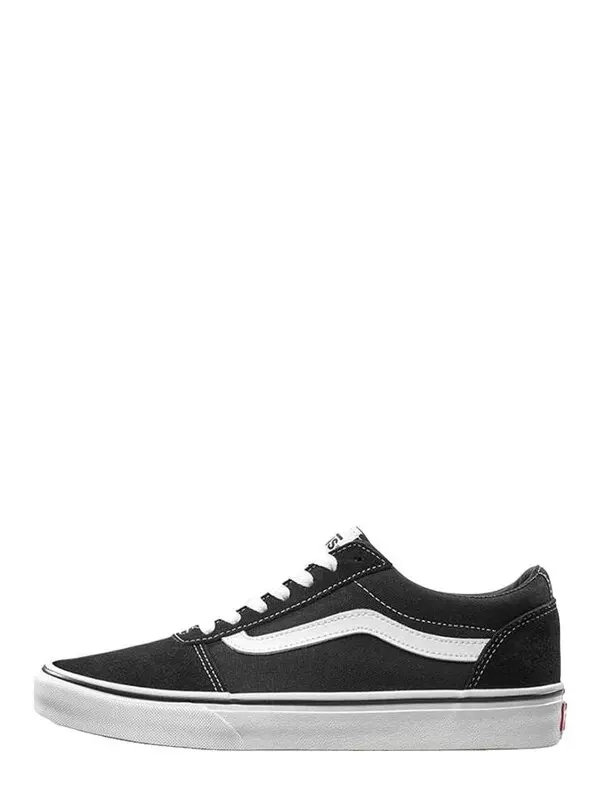 VANS Ward Suede Canvas Low Top Sneakers - Black