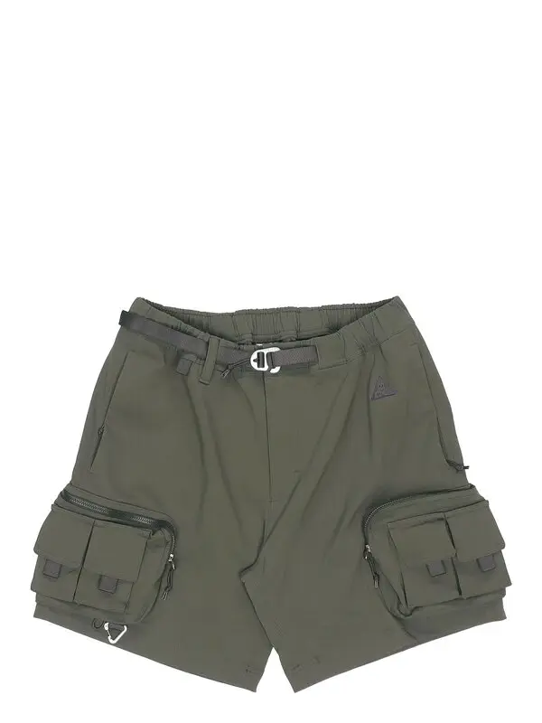 Nike Logo Waterproof Cargo Shorts - Army Green