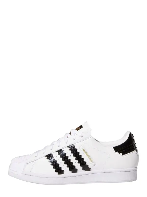 Adidas Lego X Superstar 'base Plates' Sneakers - Cloud White/core Black