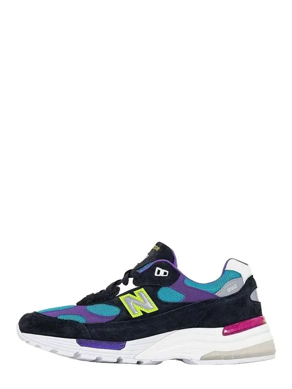 NEW BALANCE Ycmc X 992 Made In Usa 'rewind' Sneakers - Black/purple/blue