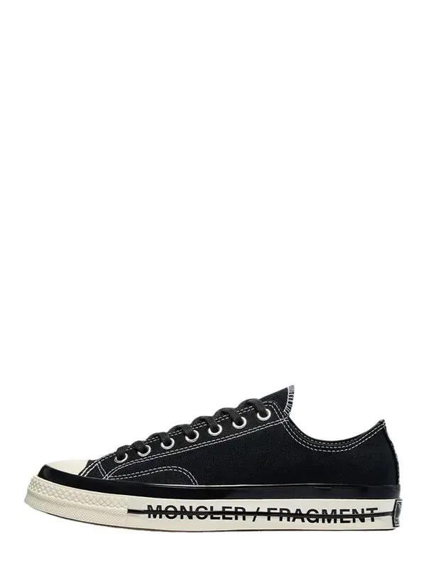CONVERSE Fragment Design X Moncler X Chuck 70 Low Top Sneakers - Black