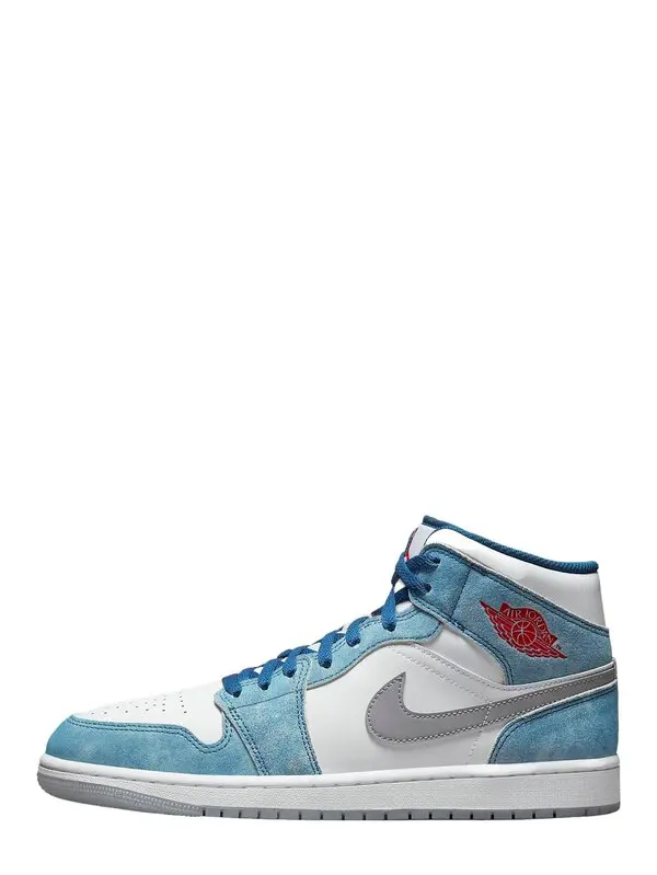 JORDAN 1 Mid Se "french Blue" Sneakers - White/blue