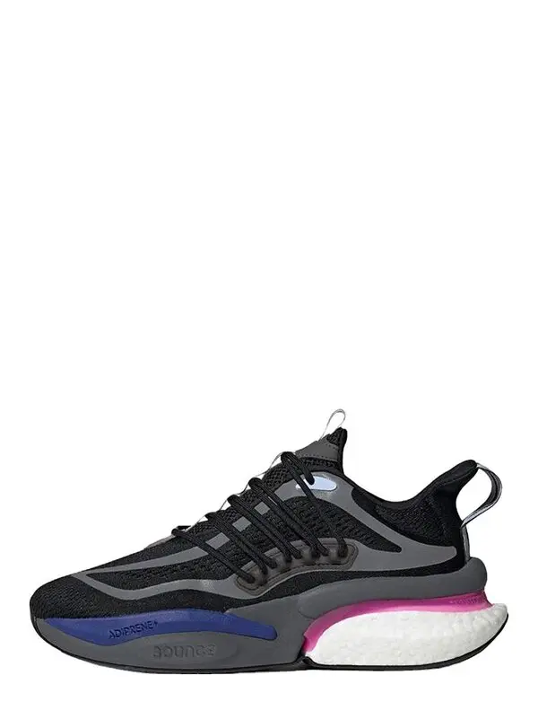 Adidas Alphaboost V1 Athletic Sneakers - Black/white/gray