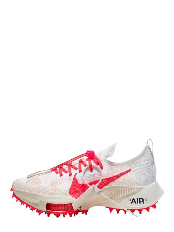Nike X Off-white Air Zoom Tempo Next% 'white' Sneakers - White/red