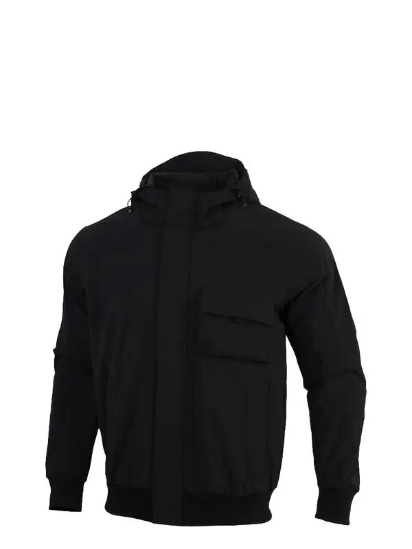 Adidas Casual Sports Jacket With Hood - Black