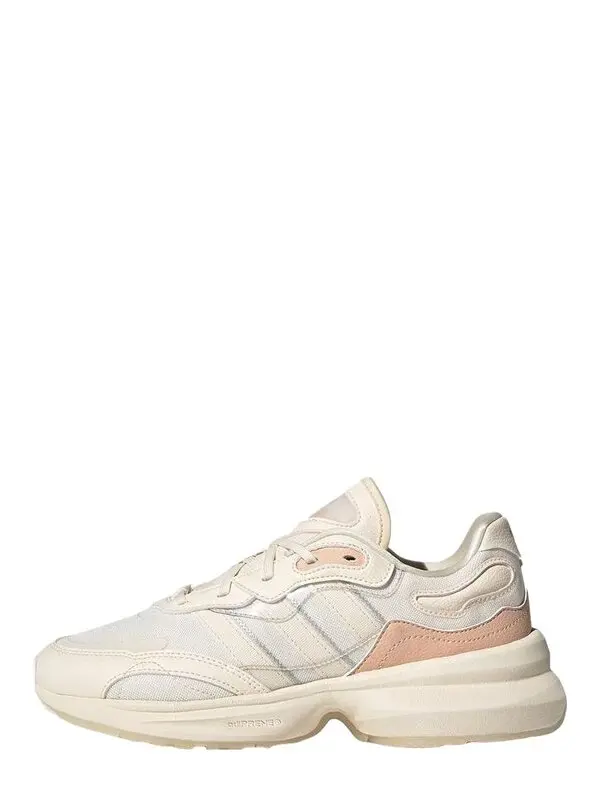 Adidas Zentic "wonder White Halo Blush" Low Top Sneakers - Cream