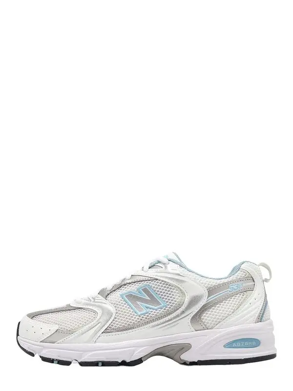 NEW BALANCE 530 "chrome Blue" Sneakers - White/silver Metallic/chrome Blue