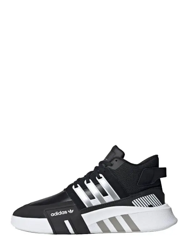 Adidas Eqt Bask Adv V2 "core " Mid Top Sneakers - Black