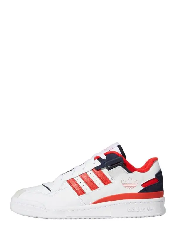 Adidas Forum Exhibit Low Sneakers - White/blue/red