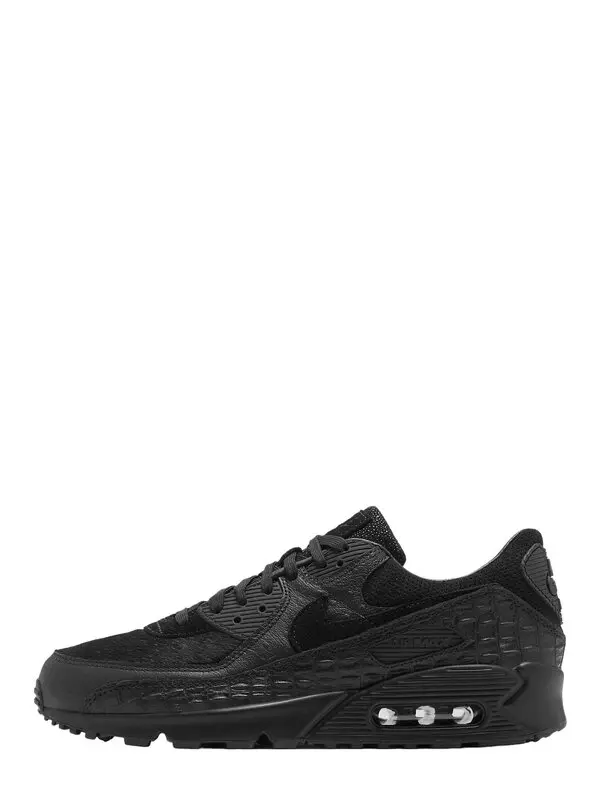 Nike Max 90 "infrared Blend" Exotic Animal Pack Sneakers - Black/university Red