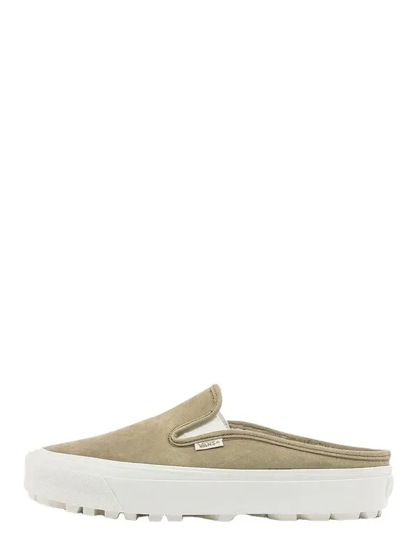 VANS Museum Of Peace & Quiet X Og Mule Lx 'tuffet' Slip On Mule Sneaker - Grey