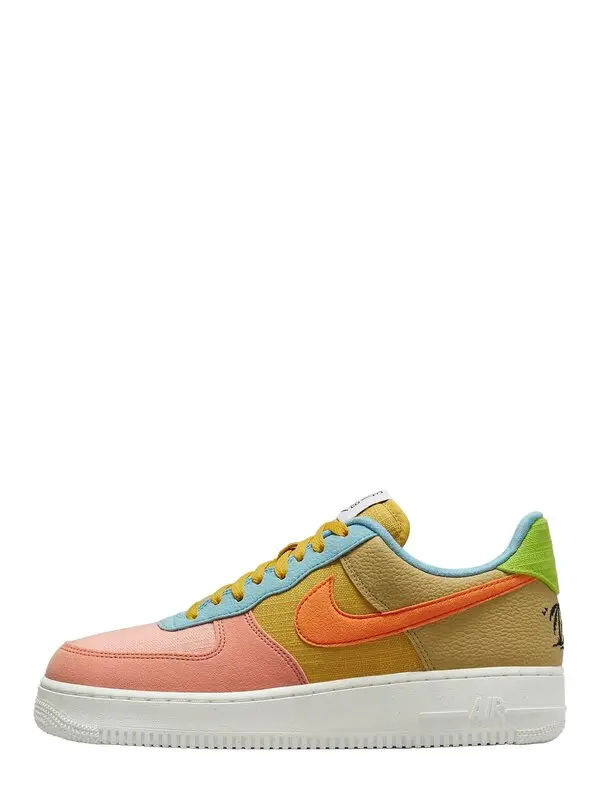 Nike Force 1 Low '07 Lv8 Next Nature 'sun Club Multi' Sneakers - Yellow/pink/blue